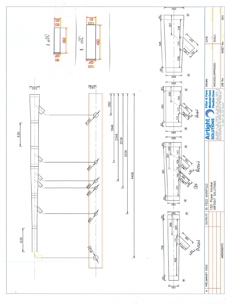 1327 Infeed Power Drawing | PDF