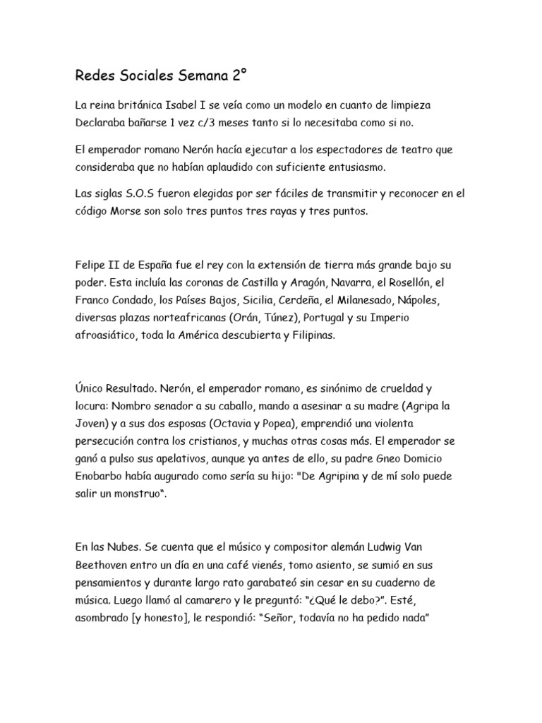 Redes Sociales Semana 2 | PDF