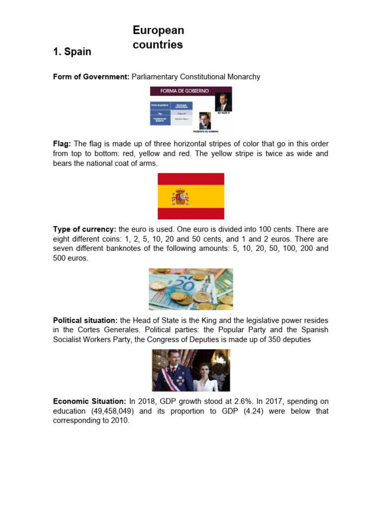 Form of Government of Europe and Asia | PDF | United Arab Emirates | Euro