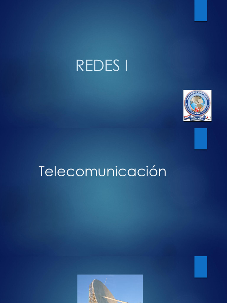 REDES 1 L UNIDAD1-1 | PDF | Telecomunicaciones | Electrónica