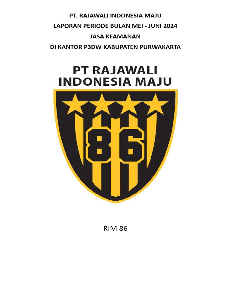 Laporan Bulanan Mei - Juni 2024 | PDF