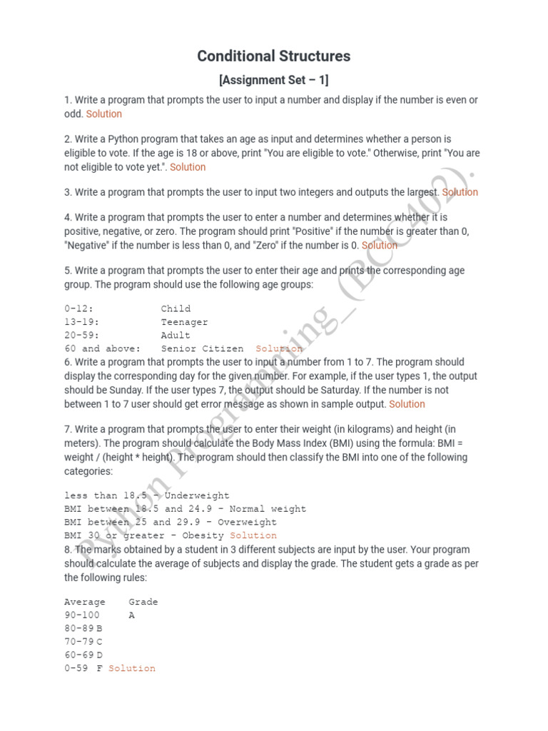 Unit 2 Assignment Python Programming BCC402 | PDF | Body Mass Index ... Unit 2 Assignment Python Programming BCC402 | PDF | Body Mass Index ...