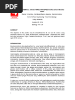 Biochemical Test and Identification of E.coli | PDF | Escherichia Coli