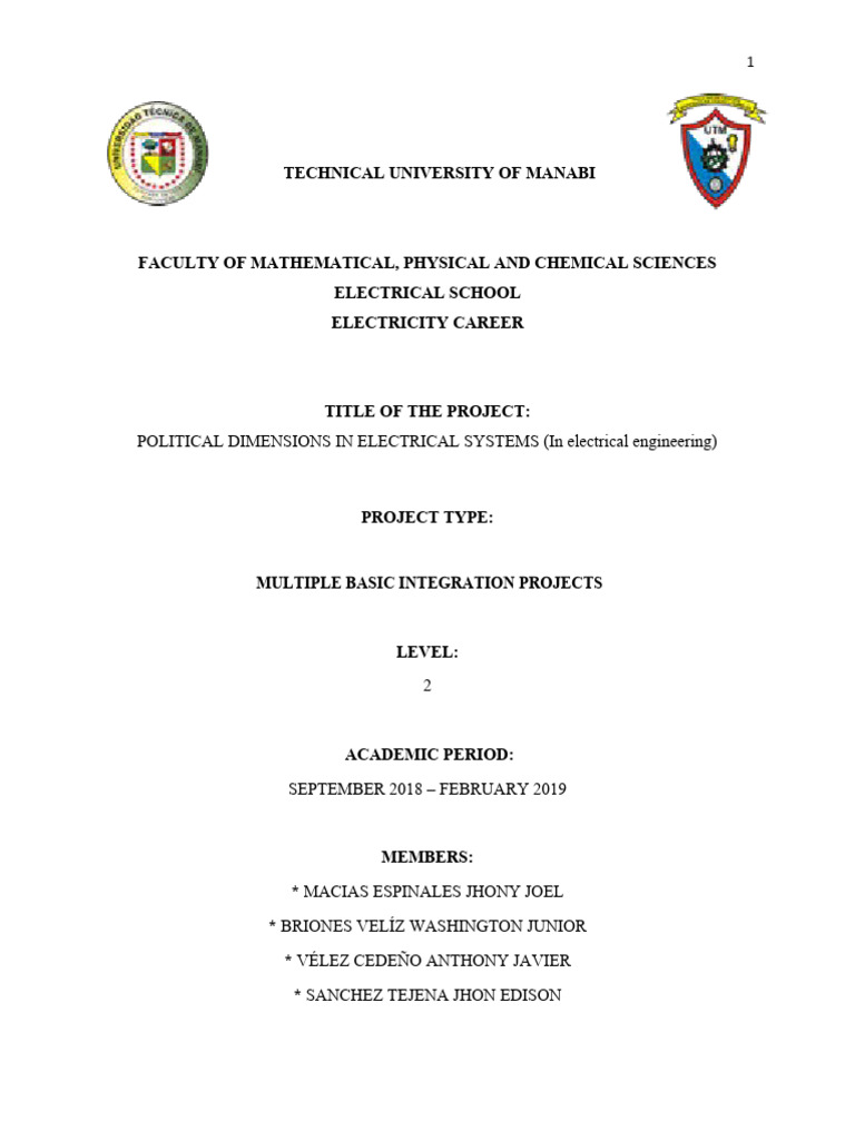 Electrical Engineering Project | PDF | Electricity Generation | Renewable Energy