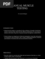 Shoulder Flexion MMT | PDF