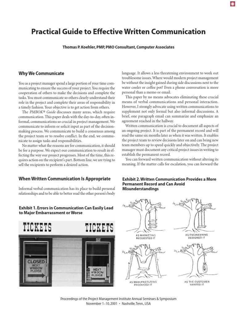 Practical Guide To Effective Written Communication: Why We Communicate ...