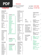 Nuri Sushi Menu Cape Town | PDF | Sushi | Japanese Cuisine