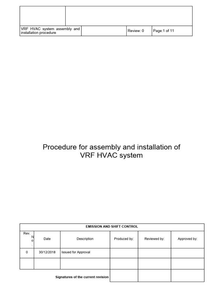 VRF HVAC System Installation Guide | PDF | Pipe (Fluid Conveyance ...