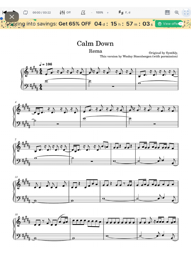 Calm Down | PDF