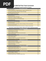 Chamberlain BSN Curriculum Overview | PDF | Course Credit | Academic Degree