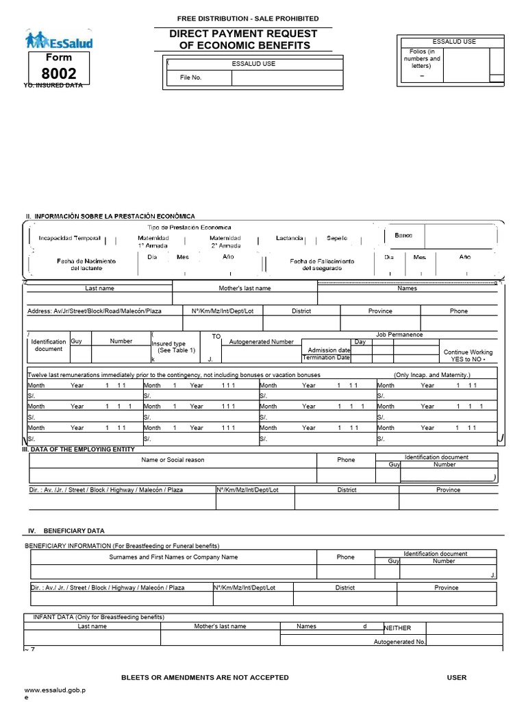 Form 8002 | PDF | Identity Document