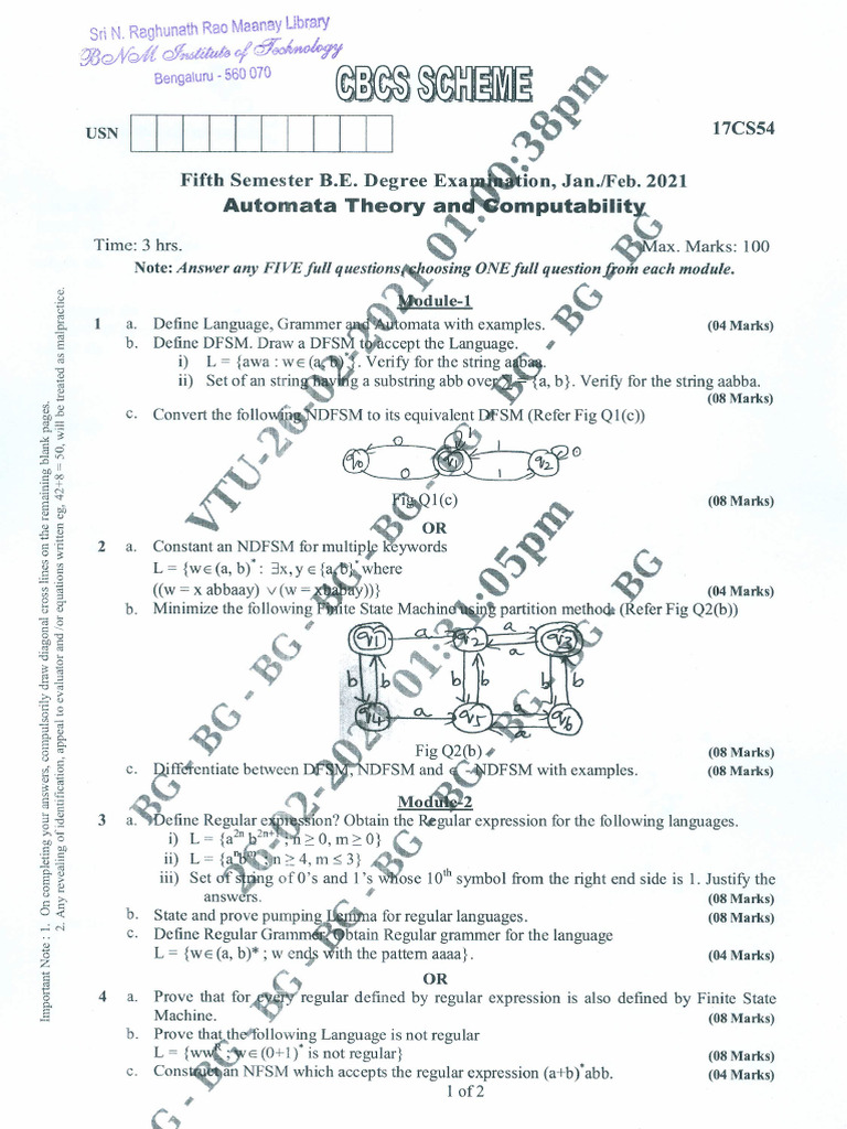 Pyq - Atc - 5TH Sem | PDF