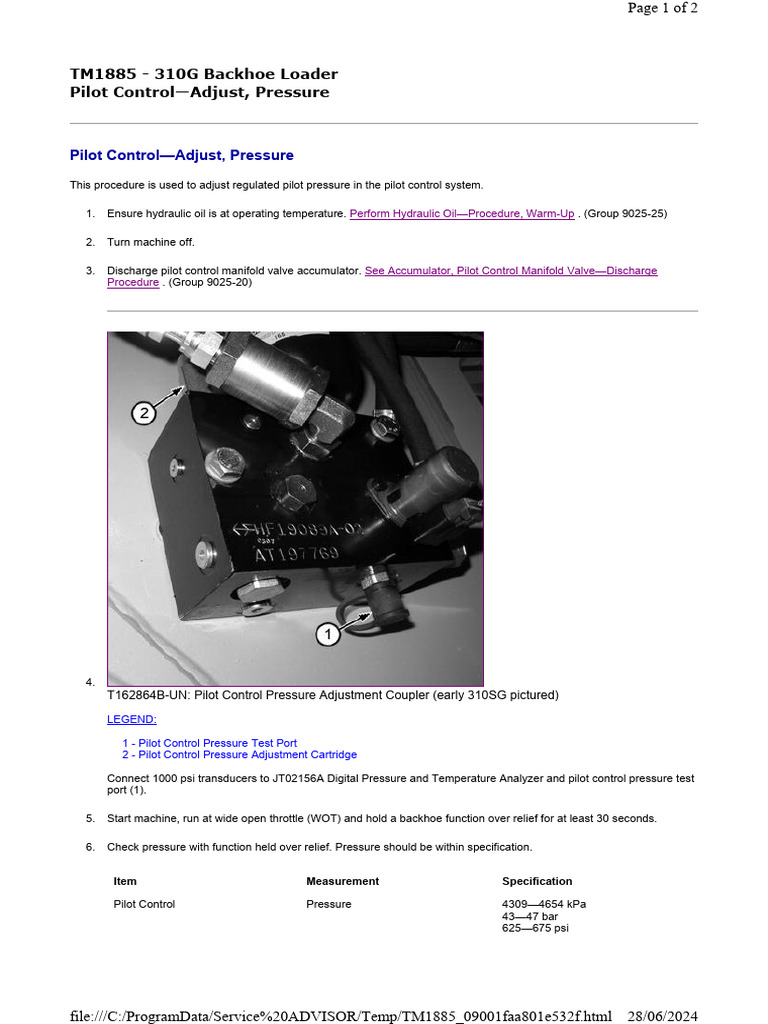 Pilot Control-Adjust, Pressure | PDF | Business | Technology & Engineering