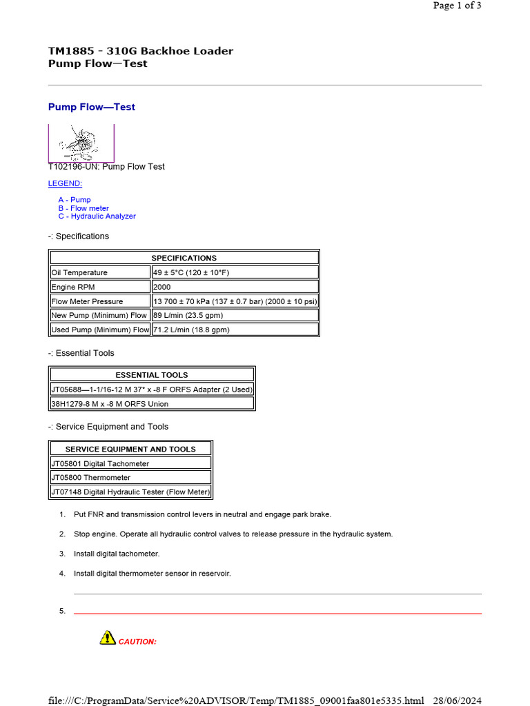 Pump Flow-Test | PDF | Pump | Mechanical Engineering