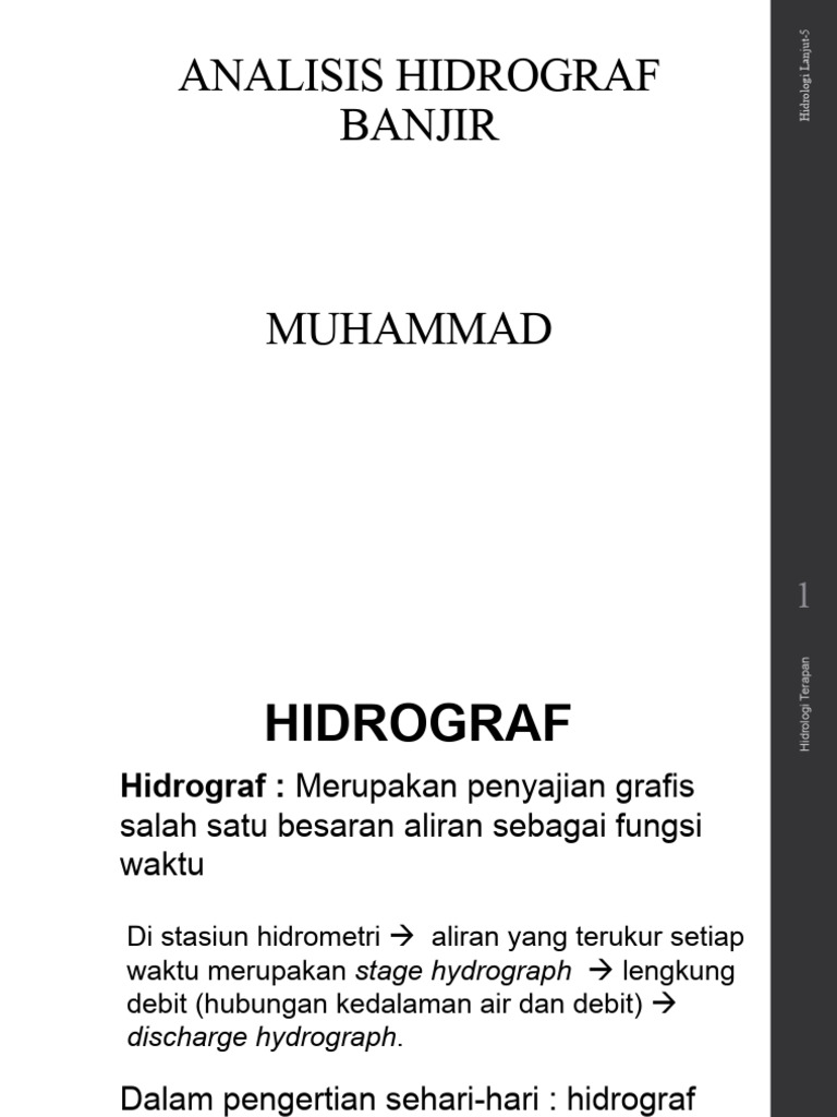 Analisis Hidrograf Banjir | PDF