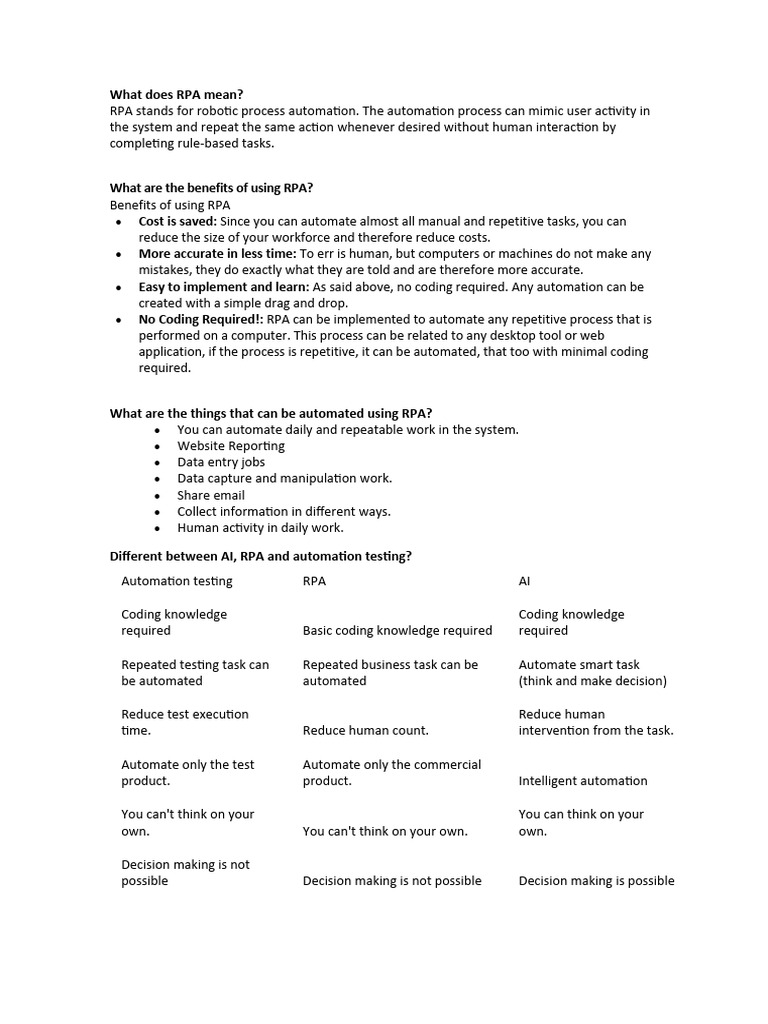UiPath Interview Questions | PDF | Automation | User Interface