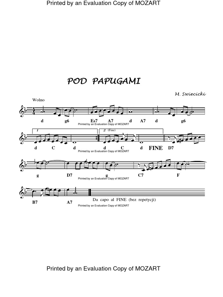 Pod Papugami | PDF