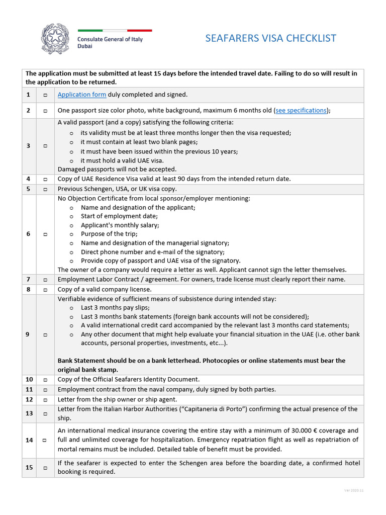 Seafarers Visa | PDF | Travel Visa | Passport