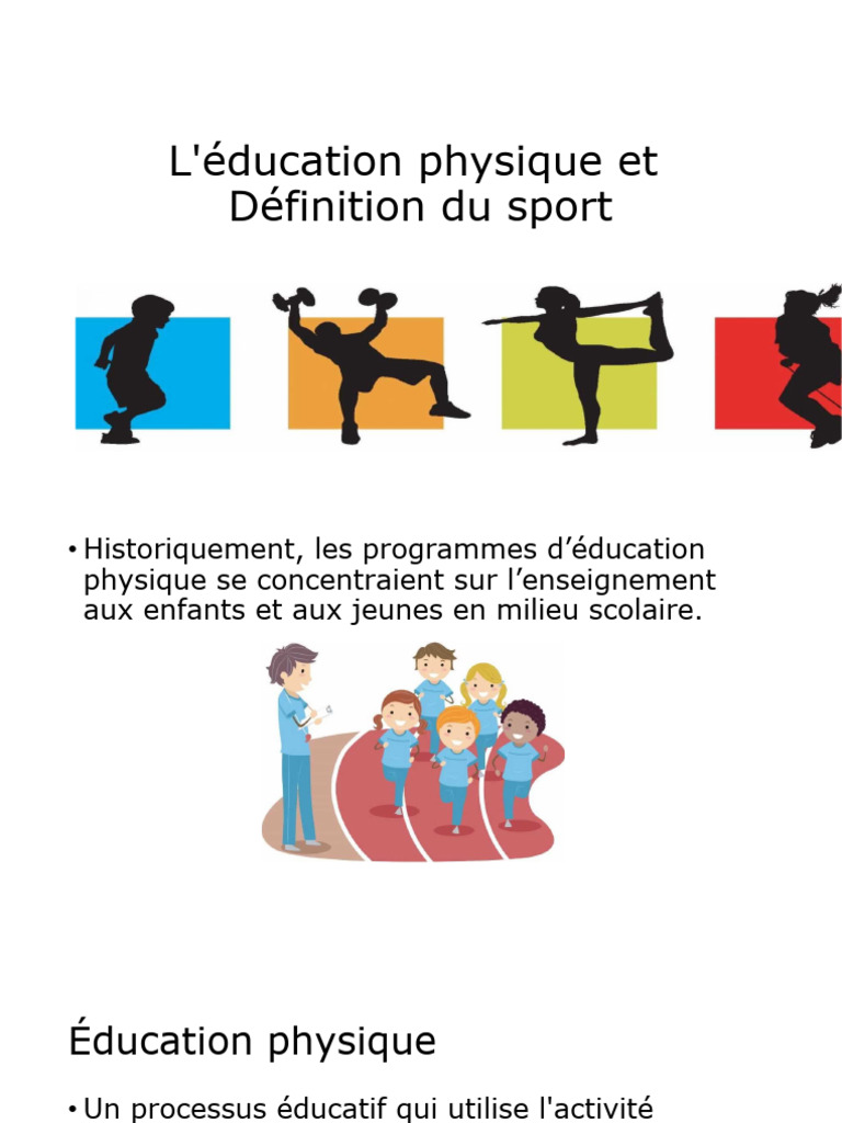 Définition de l'éducation physique et sportive | PDF | Des sports ...
