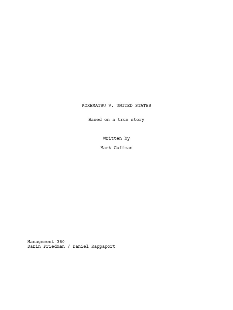 Korematsu V US | PDF | Henry L. Stimson | Franklin D. Roosevelt