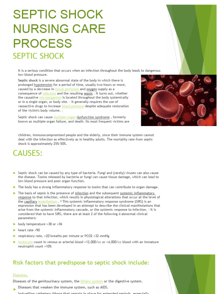 Karina Valderrama Septic Shock Nursing Care Process | PDF | Sepsis ...