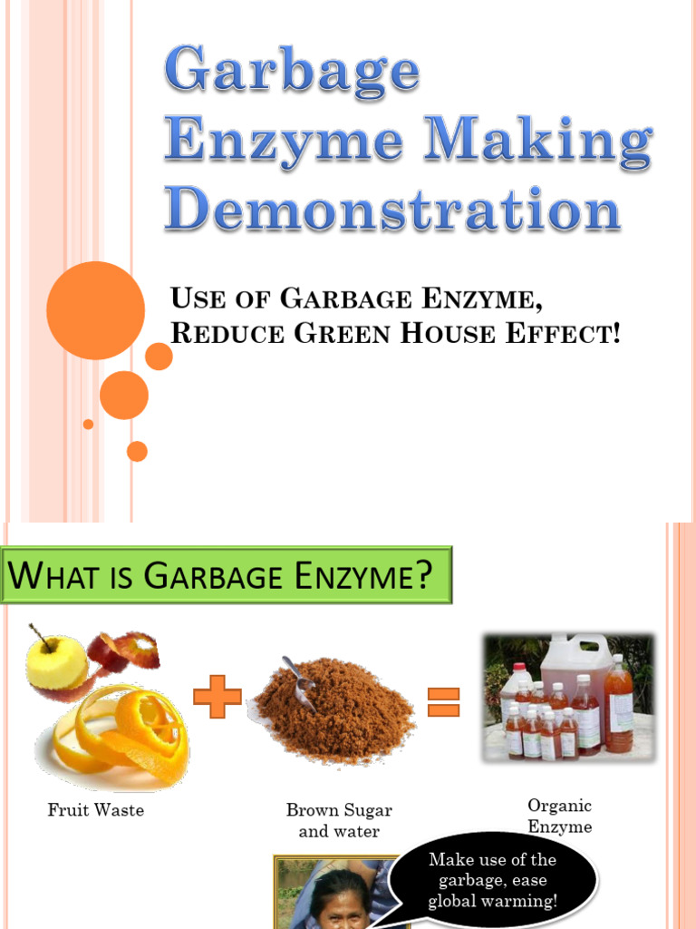Garbage Enzyme Chemistry | PDF | Municipal Solid Waste | Waste