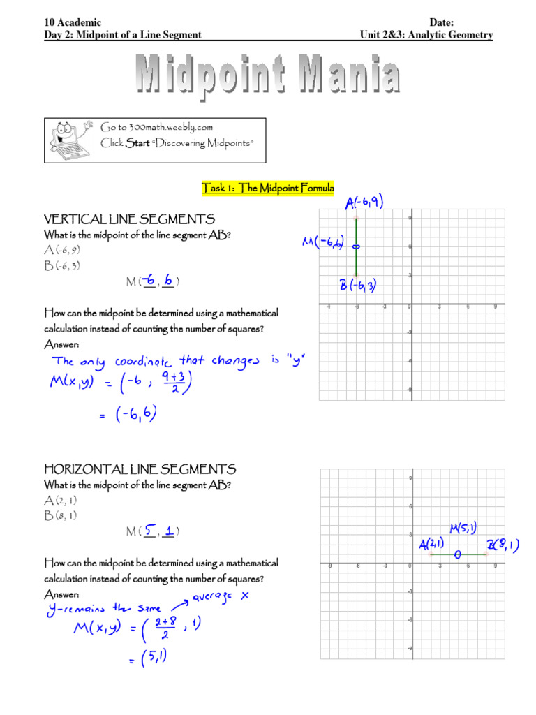 2 - Midpoint Mania Solutions | PDF