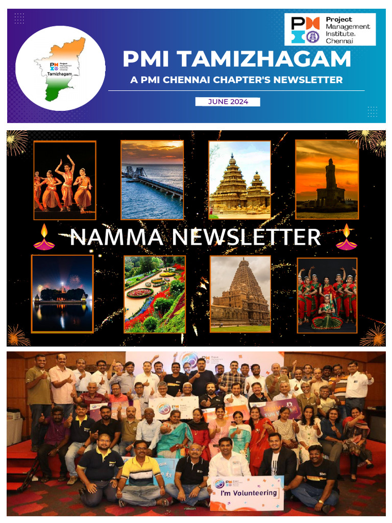 PMI Chennai Chapter - News Letter - June 2024 | Download Free PDF | Scrum (Software Development ...