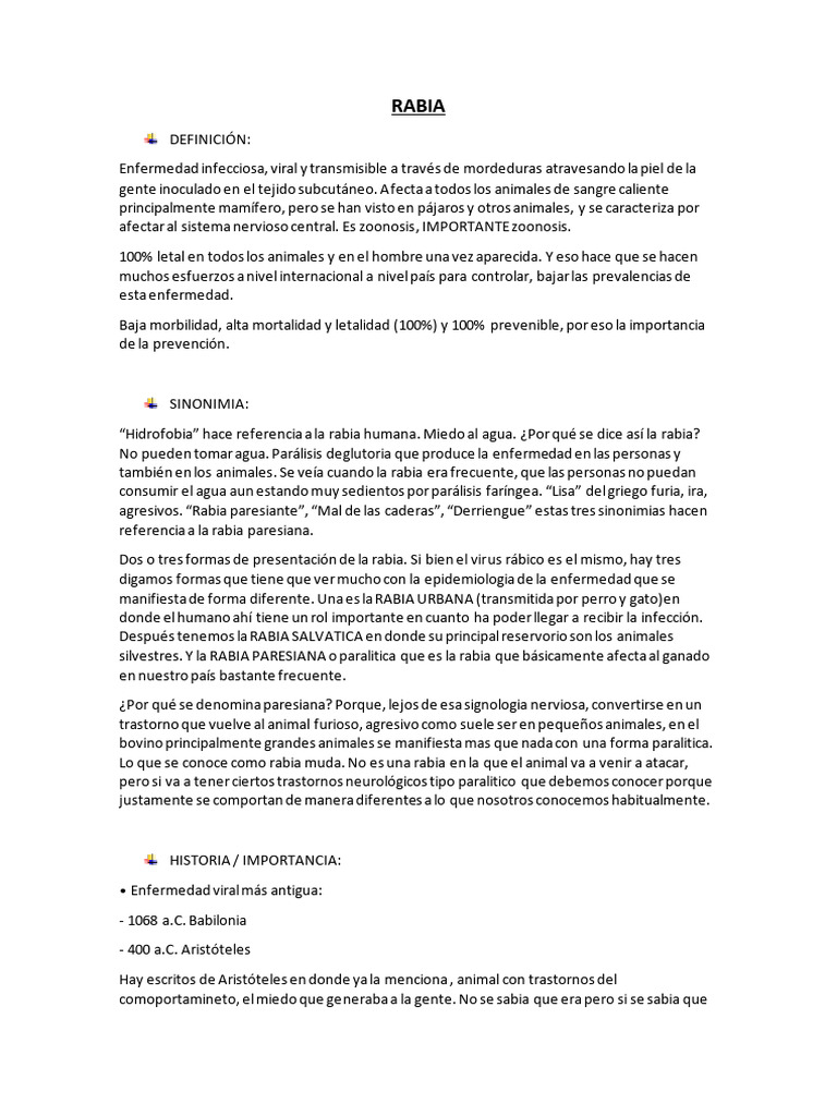 RABIA | PDF | Rabia | Virus