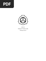 Enhanced SCP Document Template | PDF