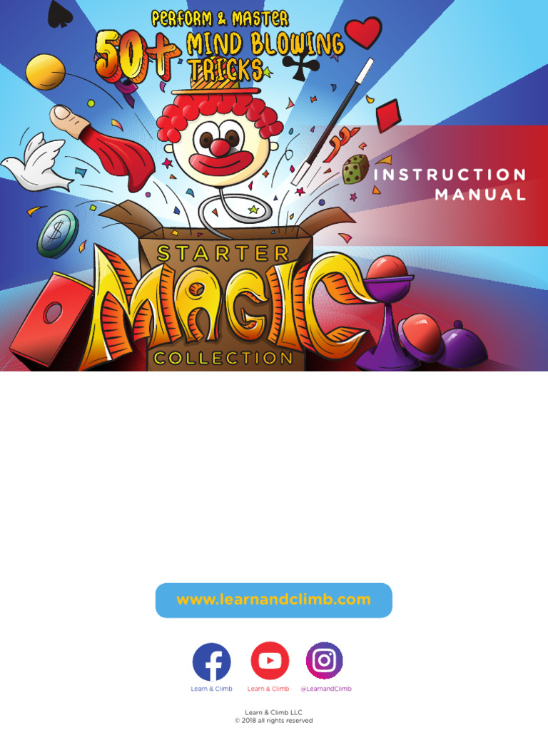 Magic Instructions for Discovery Box | PDF | Magic (Illusion) | Thumb