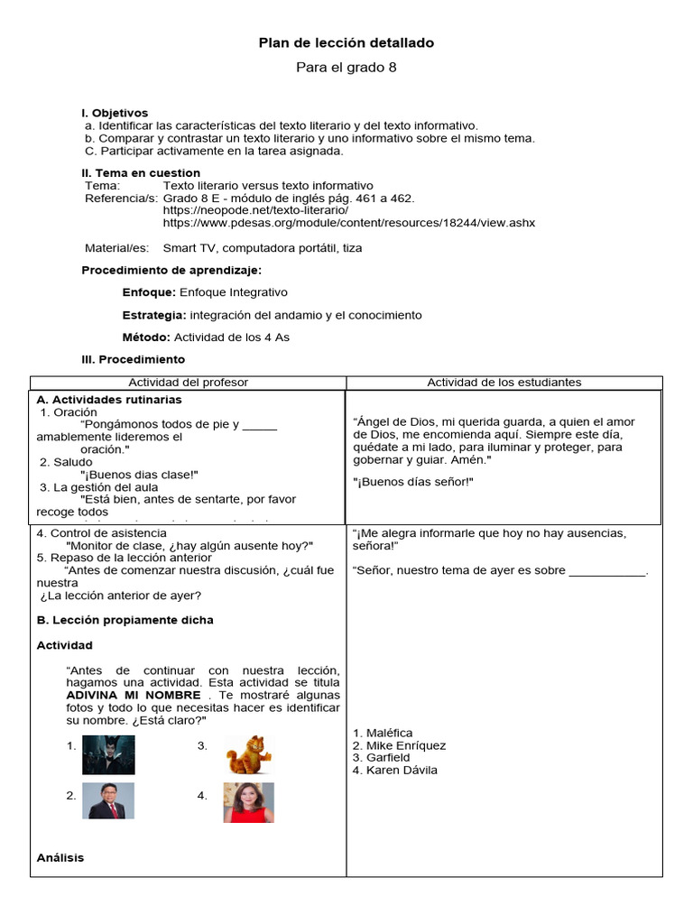 Texto Literario Versus Texto Informativo | PDF | Autor