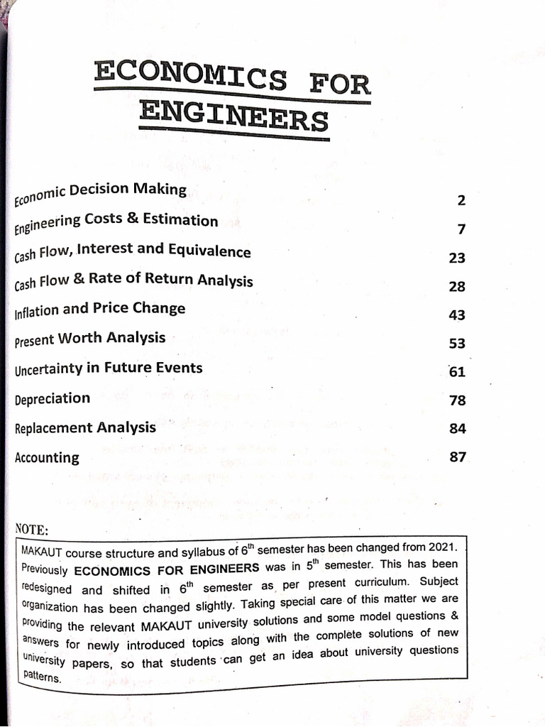 Engineering Economics | PDF