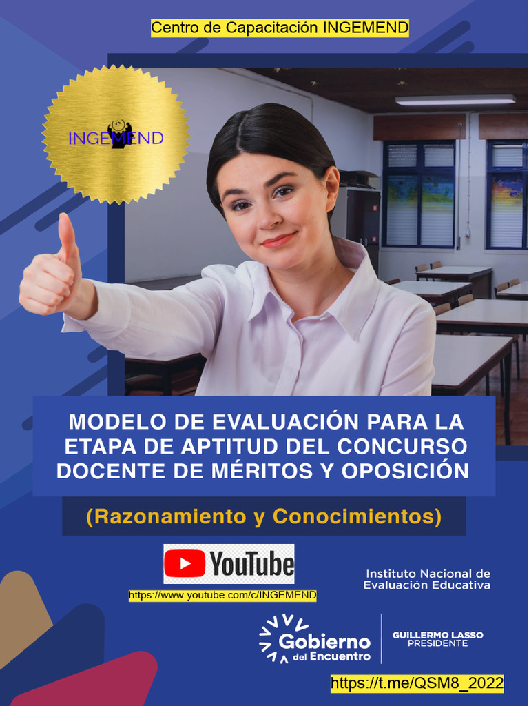 INEVAL Modelo 2022 INGEMEND | PDF | Inteligencia | Cognición