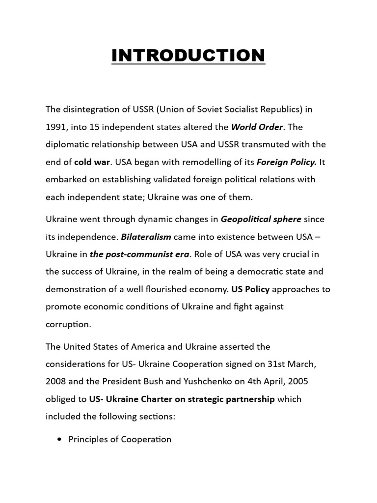Research Paper Us Ukraine | PDF | Nato | Ukraine