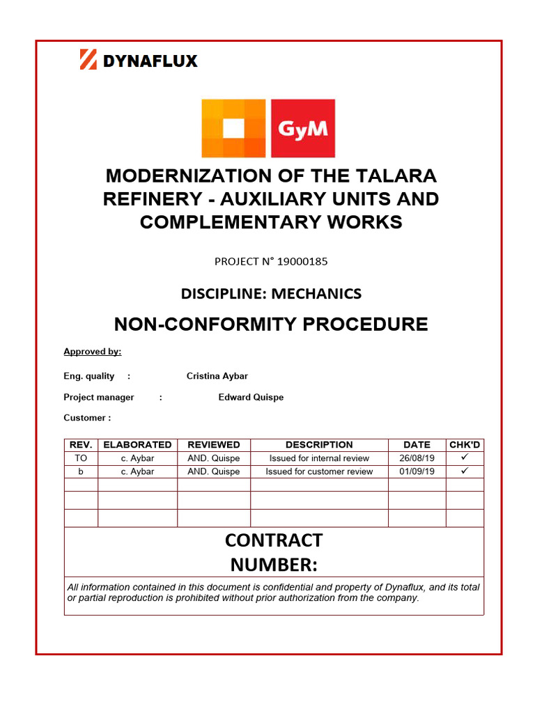 Non-Conformity Procedure | Download Free PDF | Audit | Iso 9000