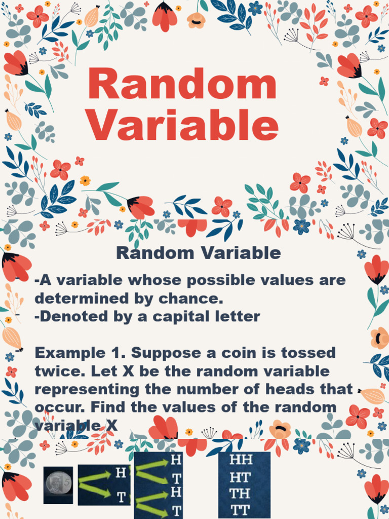 1.random Variable WK 1 | PDF | Random Variable | Probability Theory