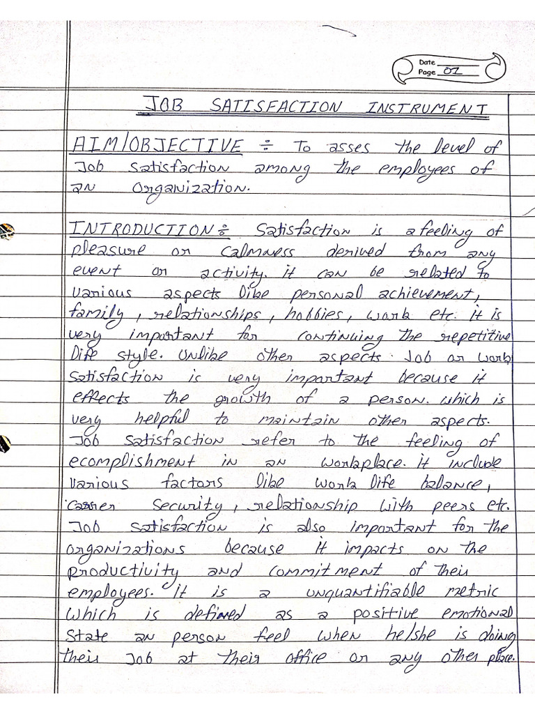 Job Satisfaction | PDF