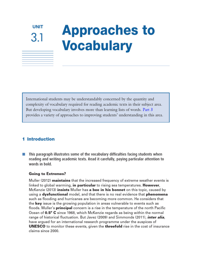 Academic Vocabulary | PDF | Biofuel | Climate Engineering