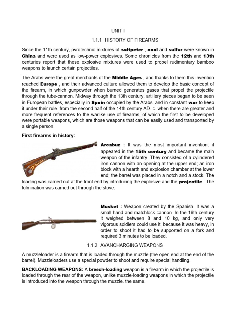History of Firearms | Download Free PDF | Firearms | Gun Barrel
