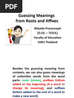 Word Roots Membean COMMON | PDF | Plant Morphology | Branches Of Botany