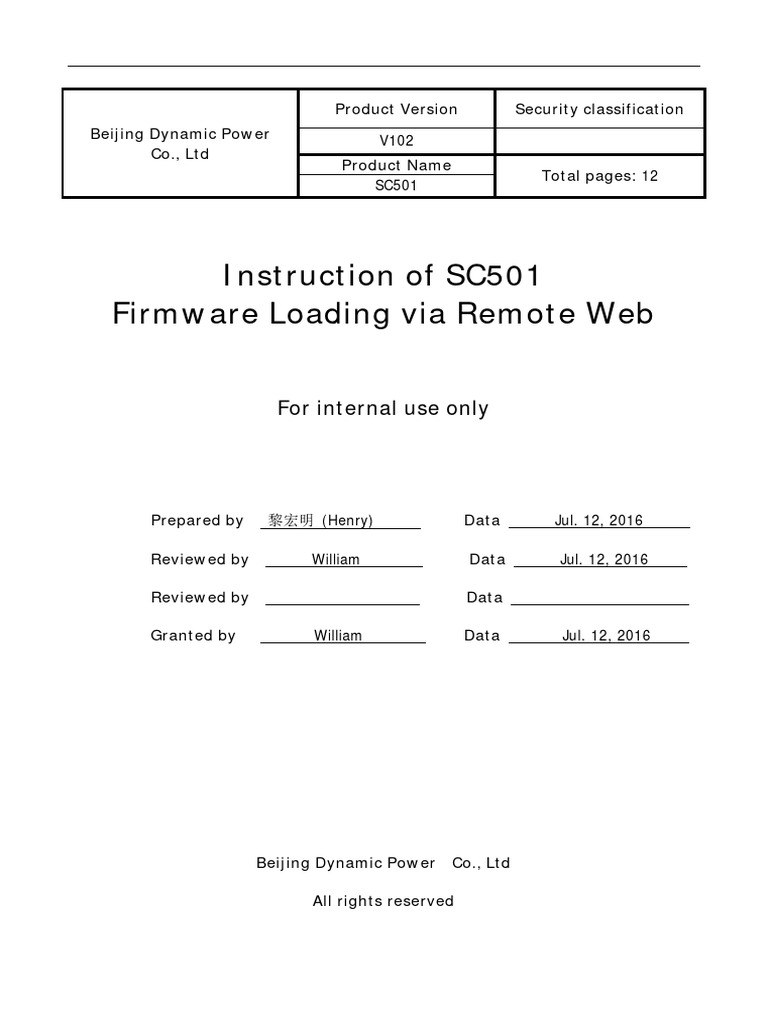 Instruction of SC501 Firmware Loading Via Remote Web - V102 - 180228 | PDF | Ip Address | World ...