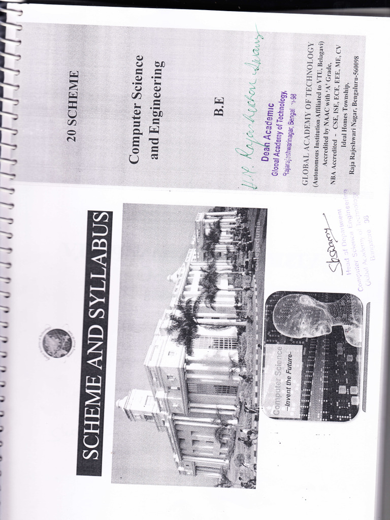 20 Cse Scheme | PDF | Engineering | Science