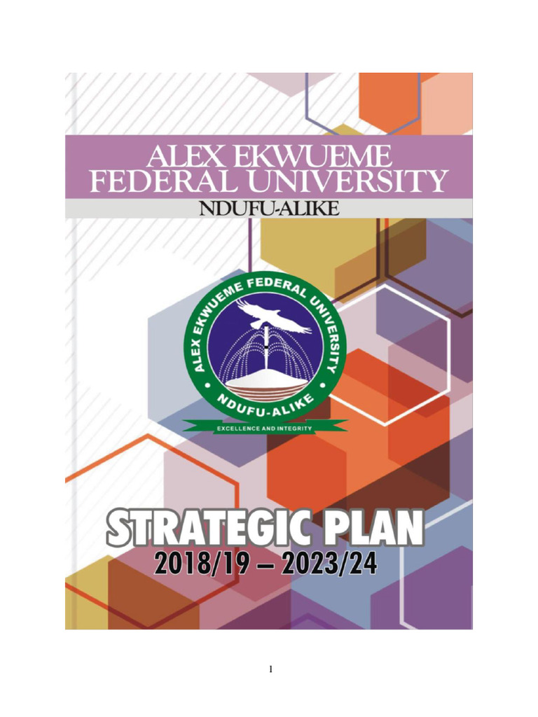 Ae Funai Strategic Plan | PDF | Strategic Planning | University
