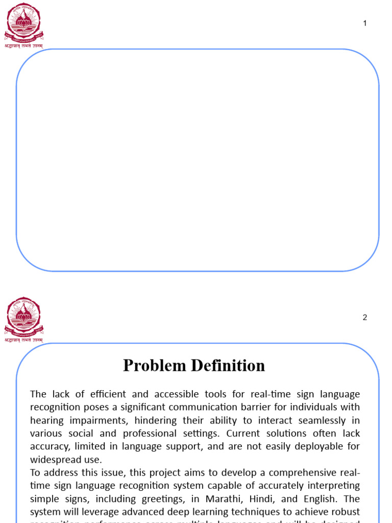 On Sign Language Detection | PDF | Artificial Neural Network | Deep Learning