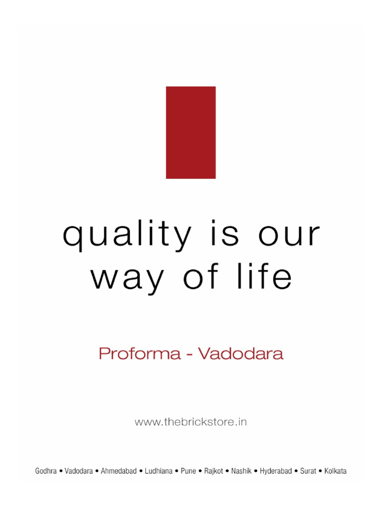 Proforma Invoice for Brick Order | PDF