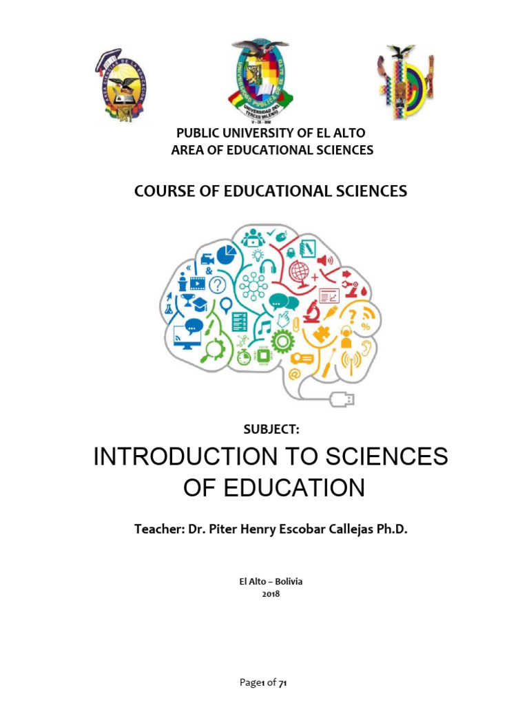 Introduction To The Sciences of Education | PDF | Science | Knowledge