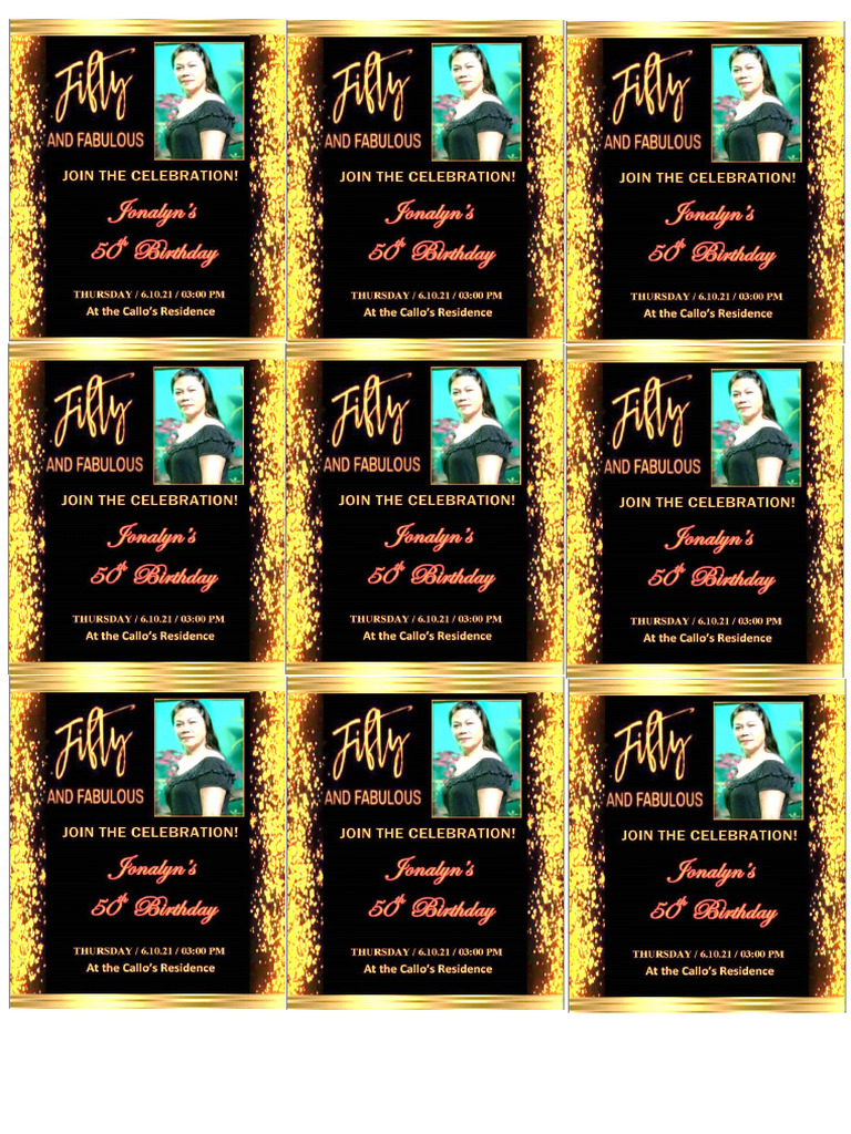 Jonalyn Birthday | PDF