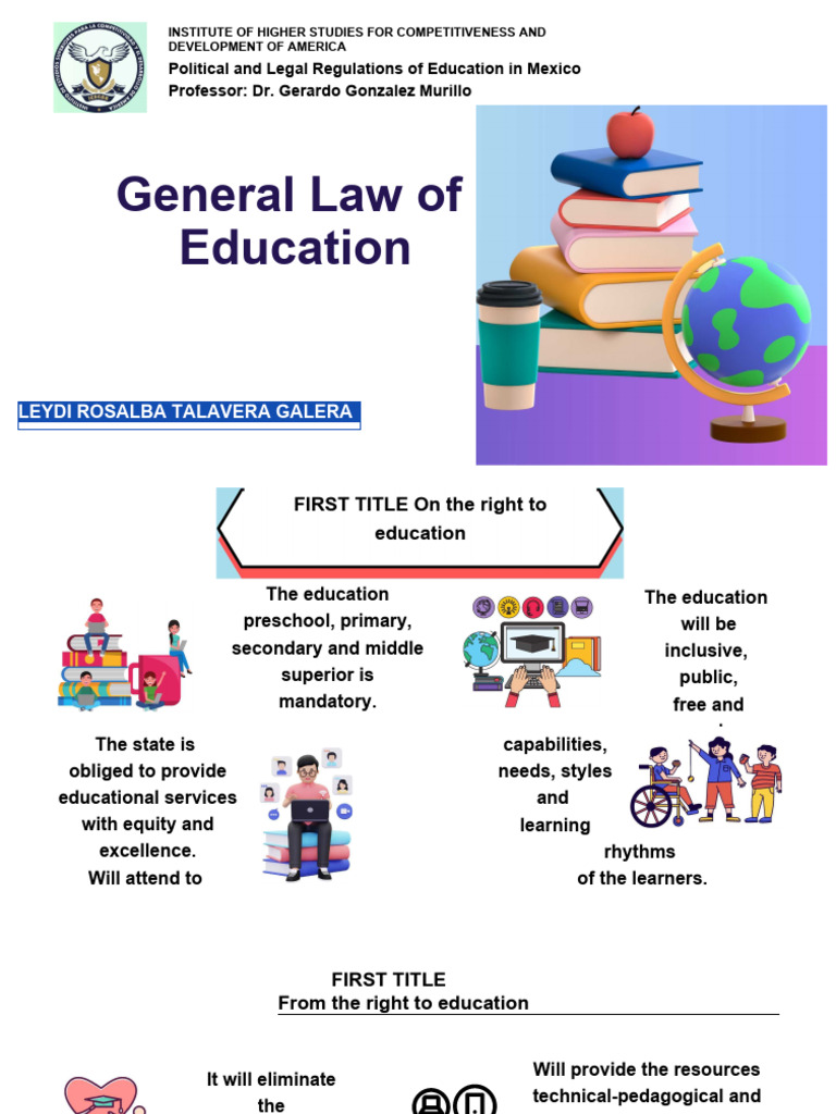 The General Education Law | PDF | Teachers | Learning