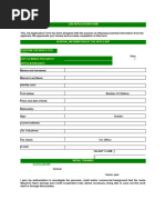 merSETA - Job Application Form | PDF
